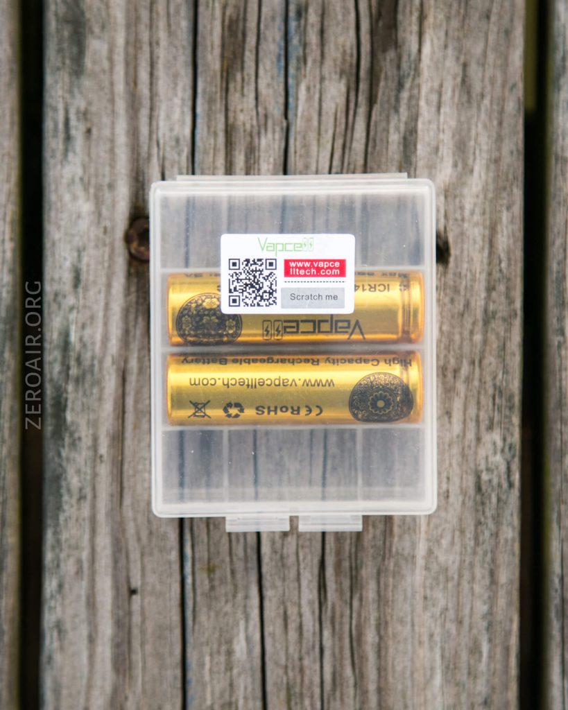 Vapcell 14500 Flat Top Cell Review - ZeroAir Reviews