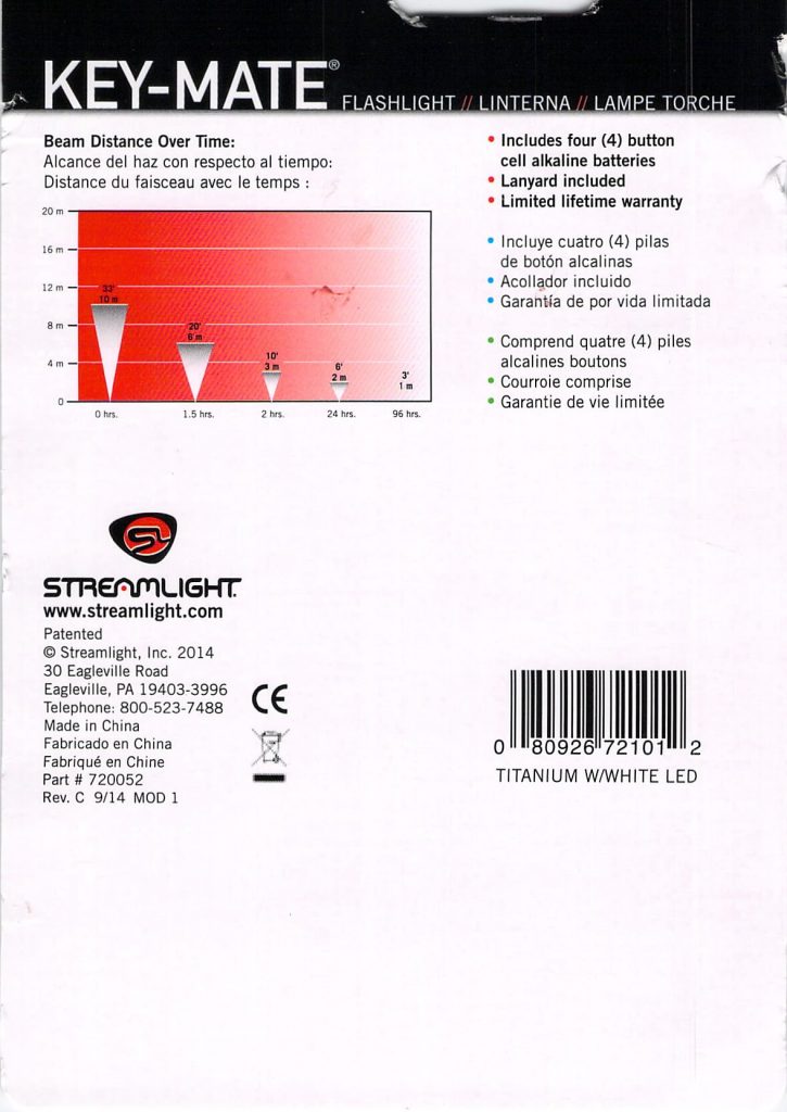 Streamlight Key-Mate Keychain Flashlight Review - ZeroAir Reviews