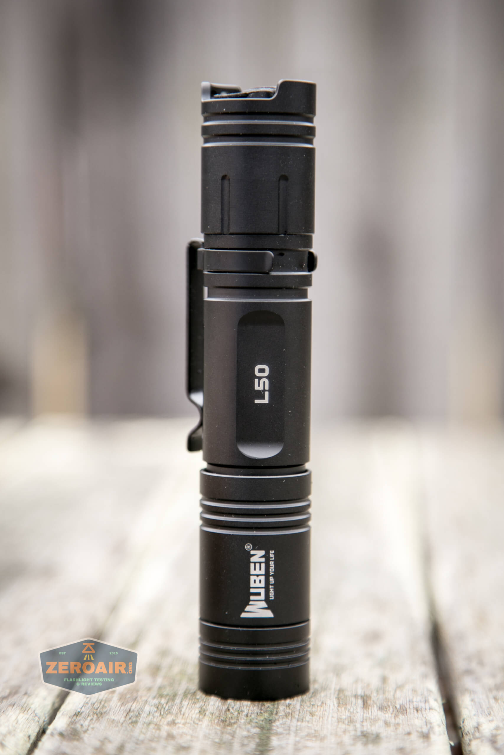 Wuben L50 18650 Flashlight Testing and Review - ZeroAir Reviews