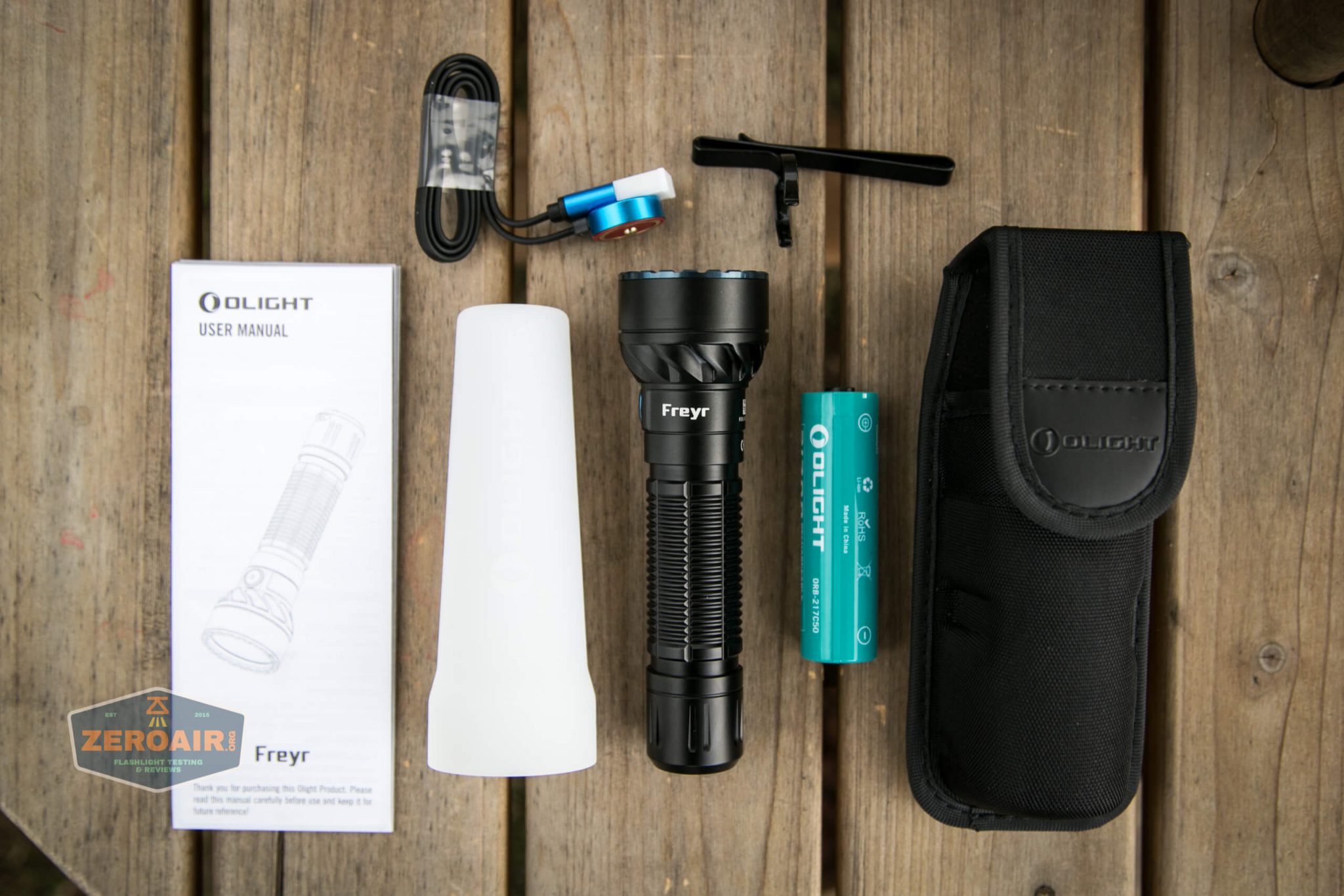 Olight Freyr RGB Flashlight Review - ZeroAir Reviews