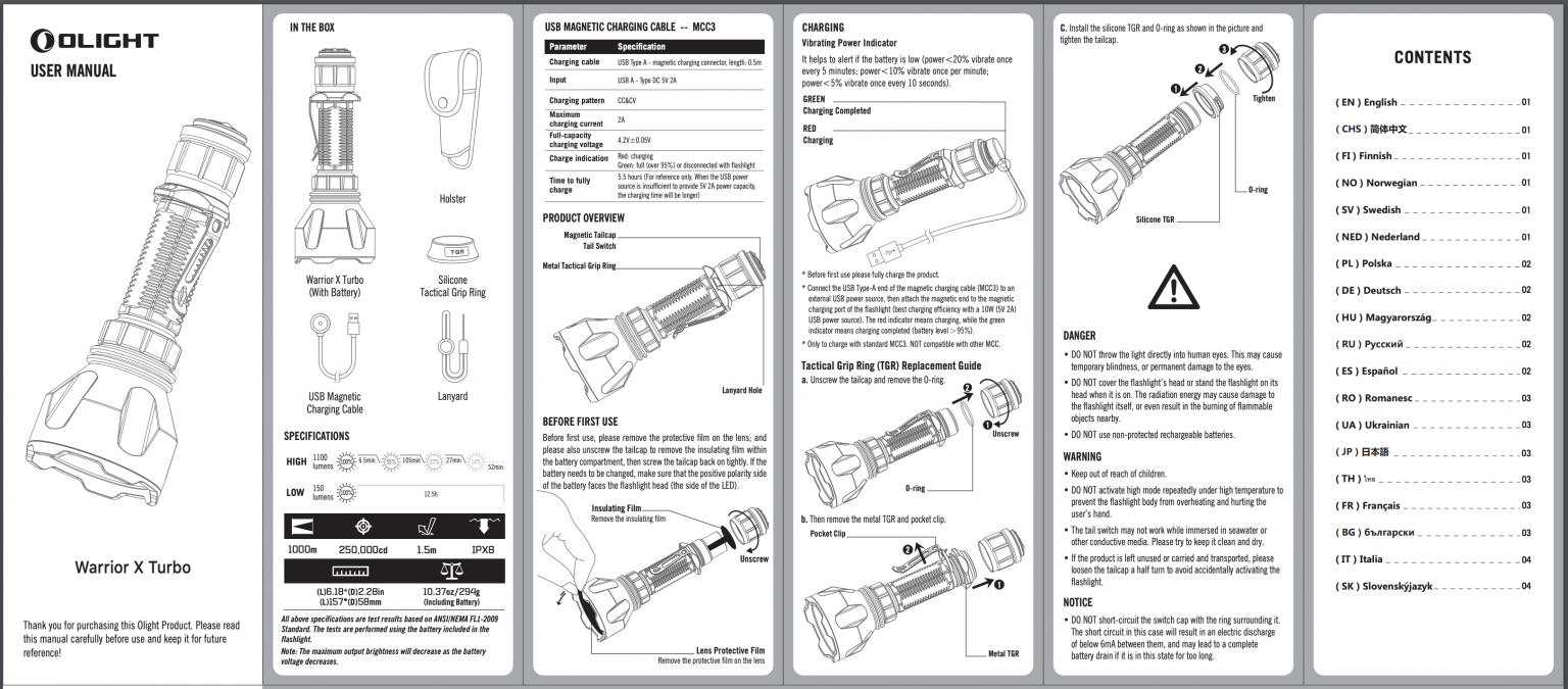 Olight Warrior X Turbo Desert Tan Flashlight Review - ZeroAir Reviews