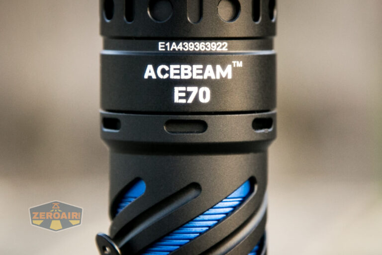 Acebeam E70-AL Flashlight Review - ZeroAir Reviews