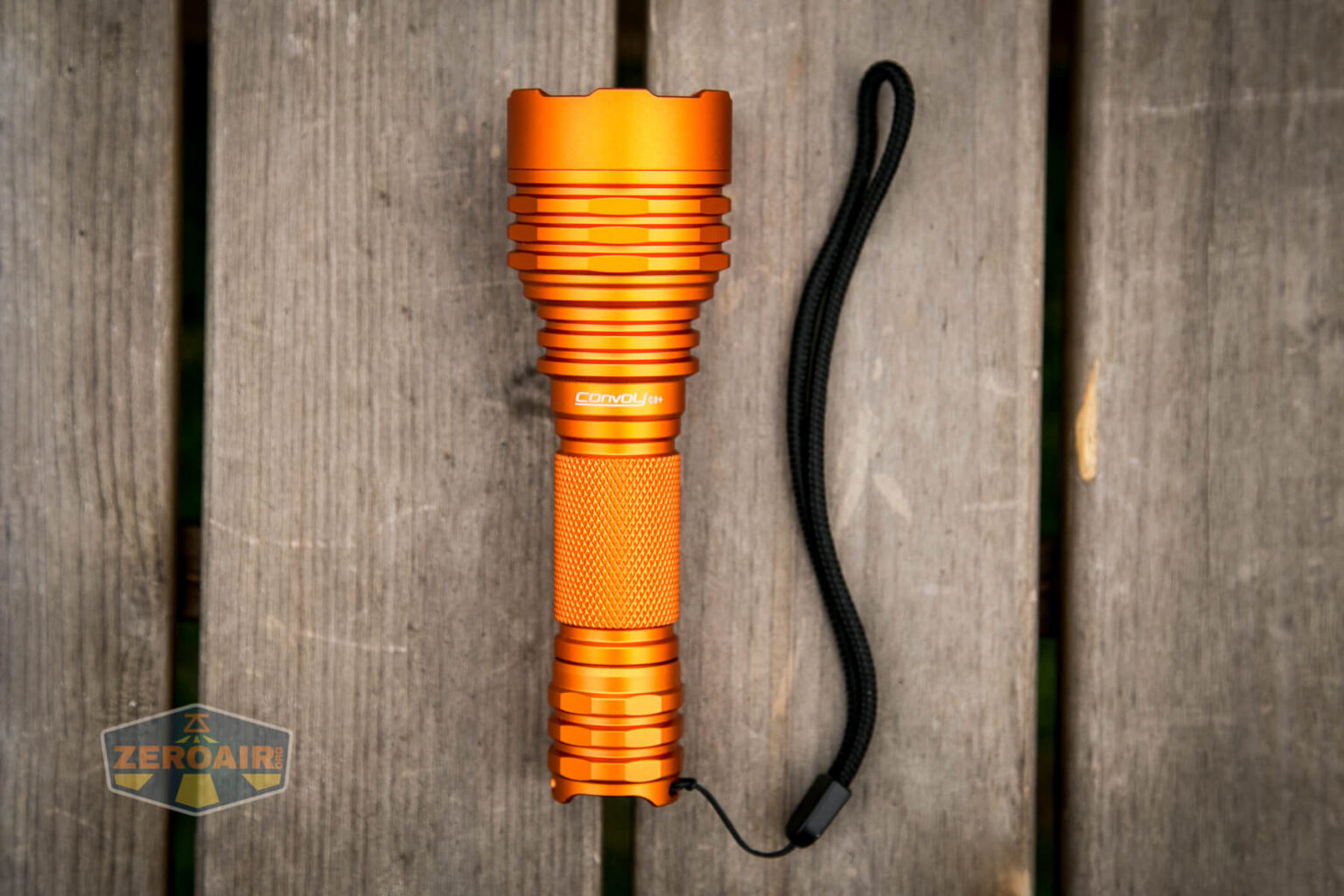 Convoy C8+ Orange Flashlight Review - ZeroAir Reviews