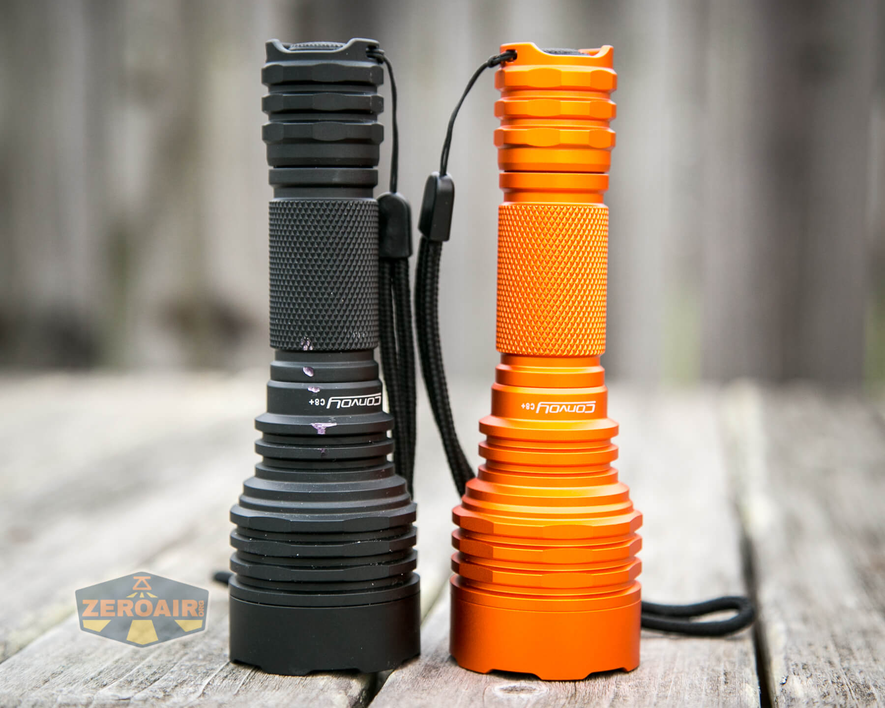 Convoy C8+ Orange Flashlight Review - ZeroAir Reviews