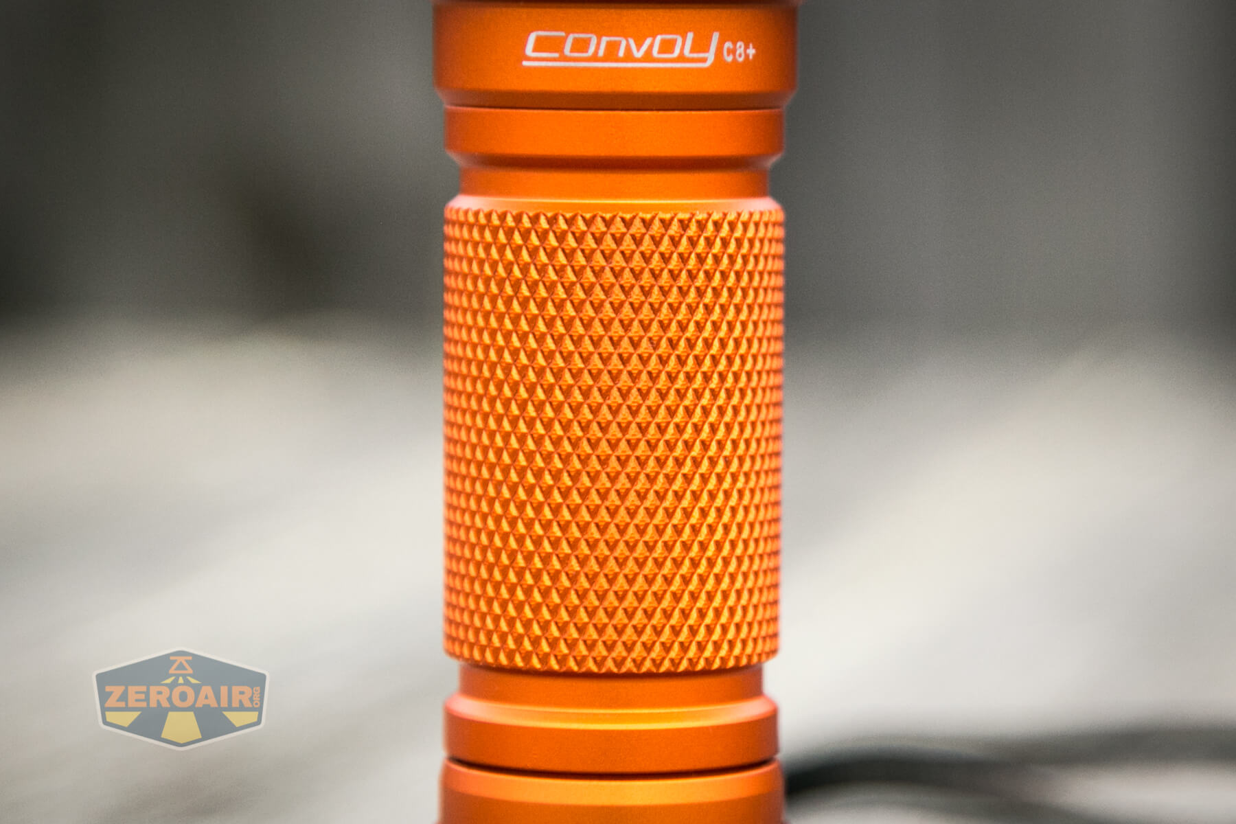 Convoy C8+ Orange Flashlight Review - ZeroAir Reviews