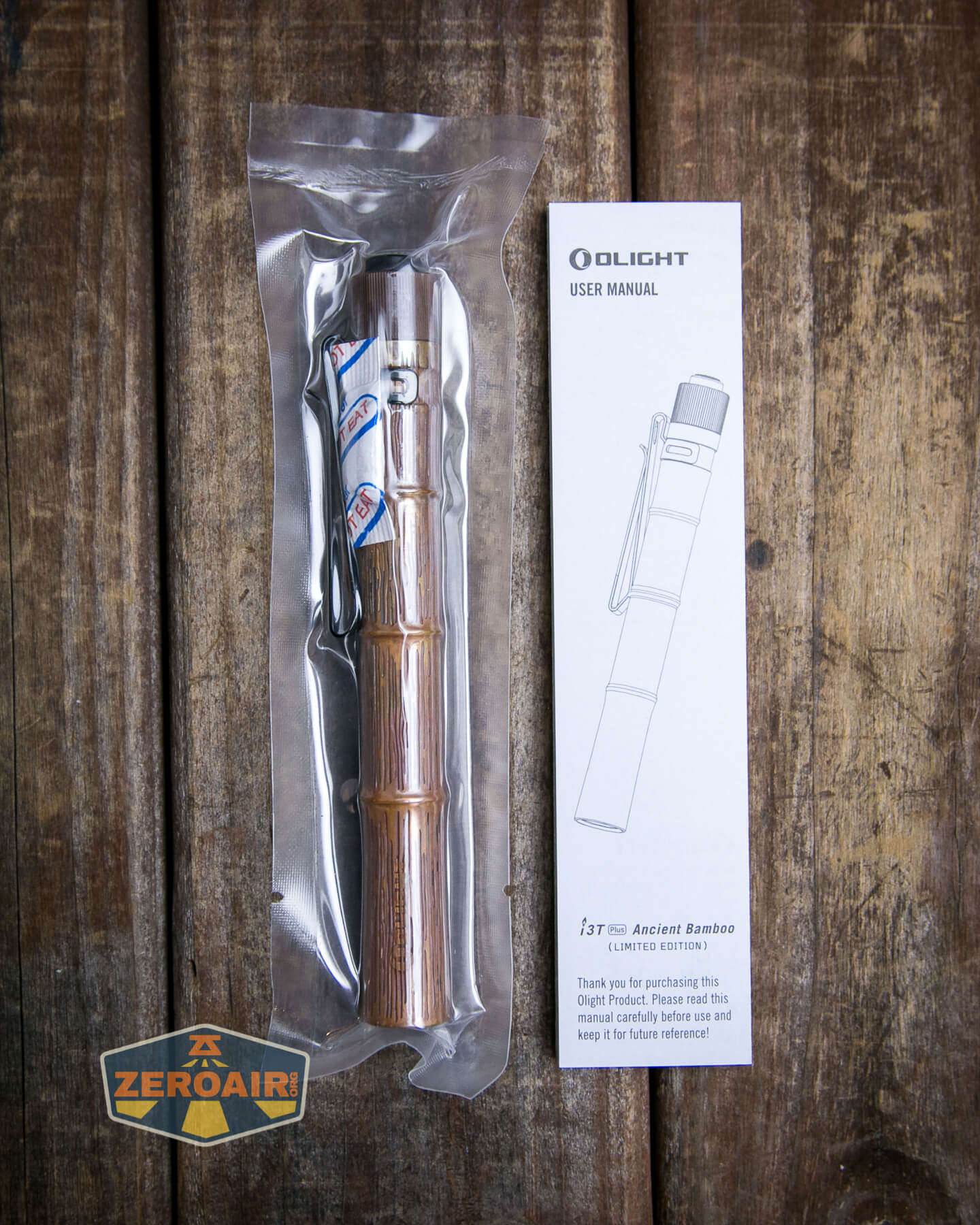 Olight i3T Plus Ancient Bamboo Flashlight Review - ZeroAir Reviews