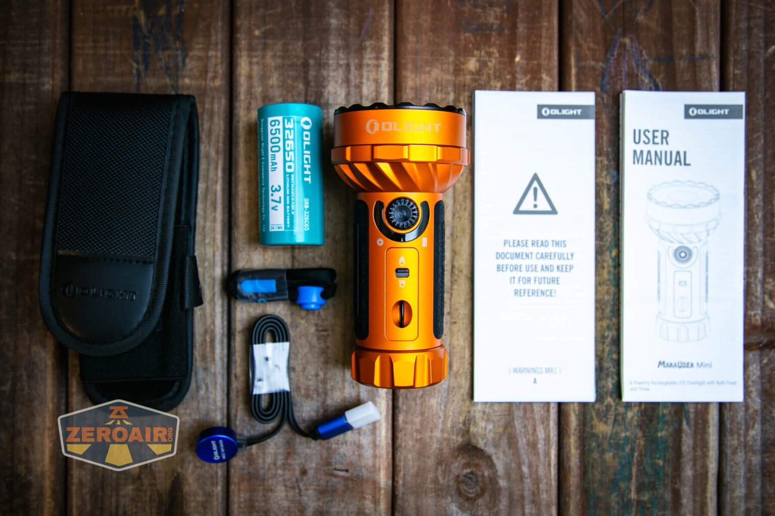 Olight Marauder Mini Flashlight Review - ZeroAir Reviews