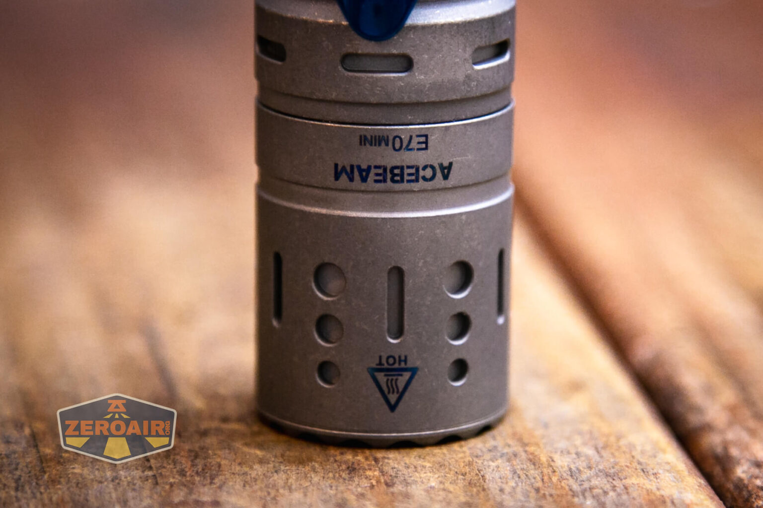 Acebeam E70 Mini Titanium Flashlight Review - ZeroAir Reviews