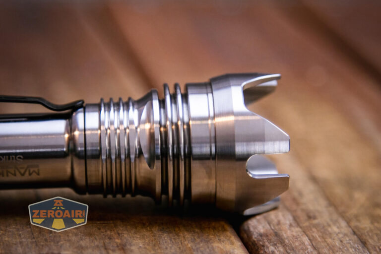 Manker Striker Titanium Tactical Flashlight Review - ZeroAir Reviews
