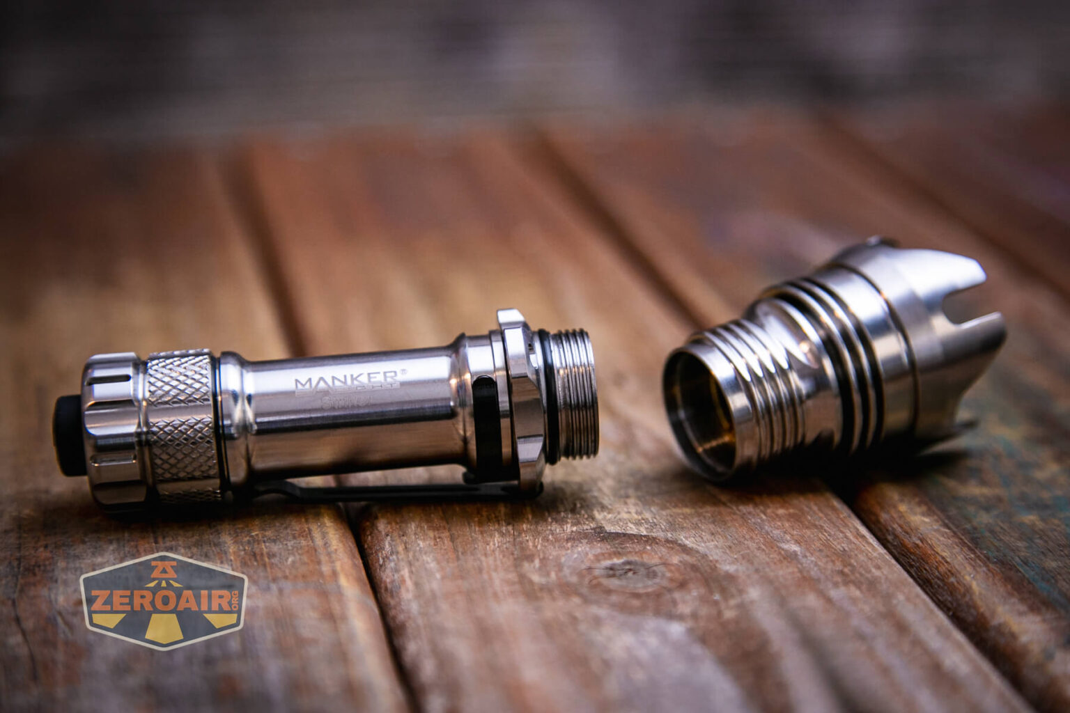 Manker Striker Titanium Tactical Flashlight Review - ZeroAir Reviews