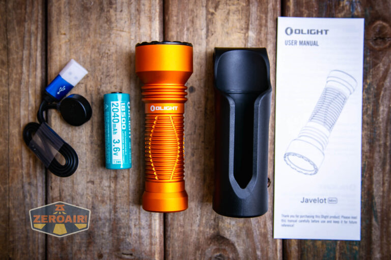Olight Javelot Mini (Orange Body) Flashlight Review - ZeroAir Reviews