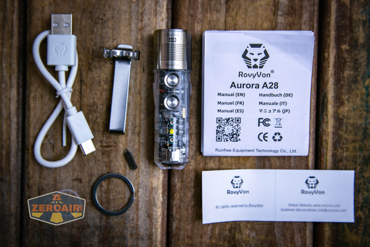 RovyVon A28 (G2) EDC Keychain Flashlight Review - ZeroAir Reviews