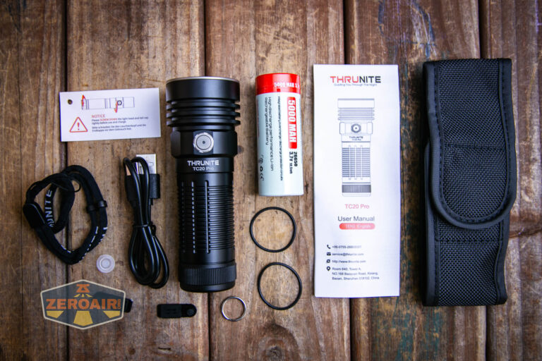 Thrunite TC20 Pro Flashlight Review - ZeroAir Reviews