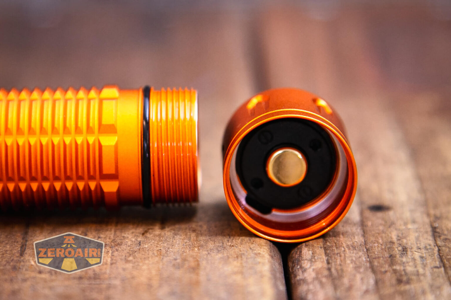 Olight Warrior 3S Orange Flashlight Review - ZeroAir Reviews