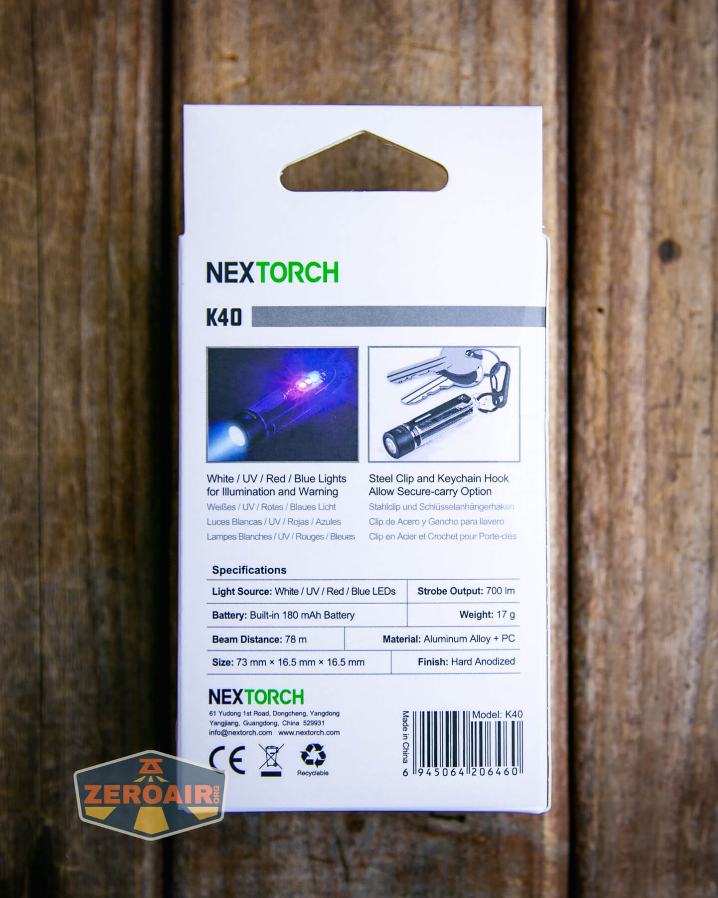Nextorch K40 Keychain Flashlight Review - ZeroAir Reviews
