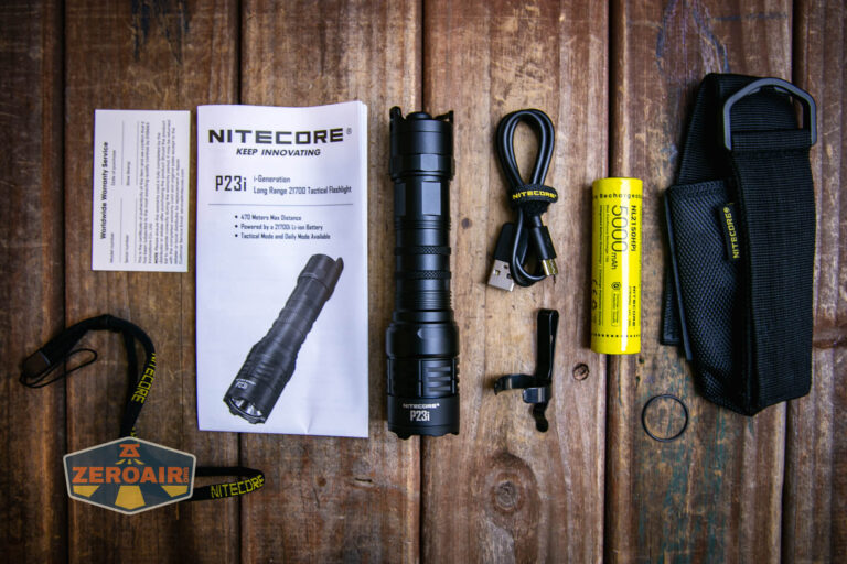Nitecore P23i Tactical Flashlight Review - ZeroAir Reviews