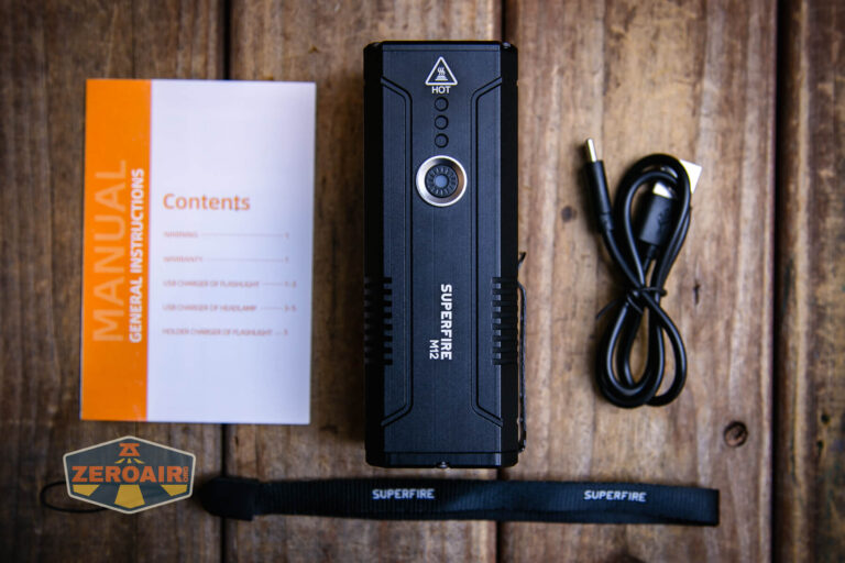 Superfire M12 Flashlight Review - ZeroAir Reviews