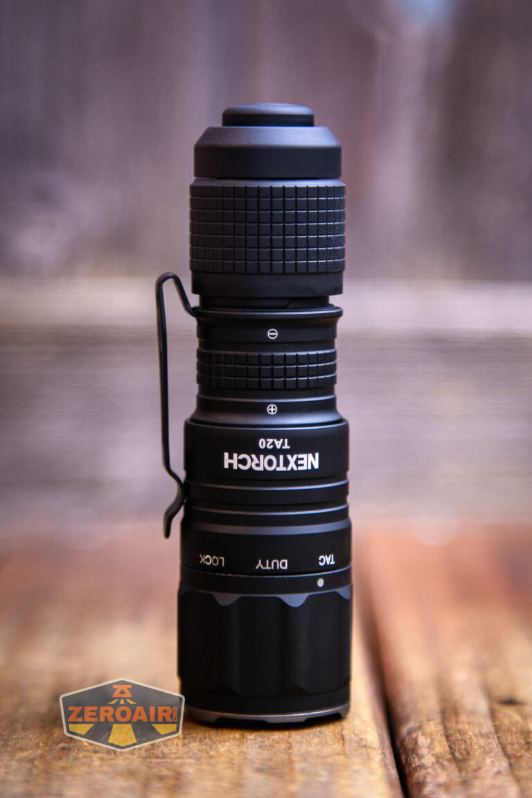 Nextorch TA20 Portable Tactical Flashlight Review - ZeroAir Reviews