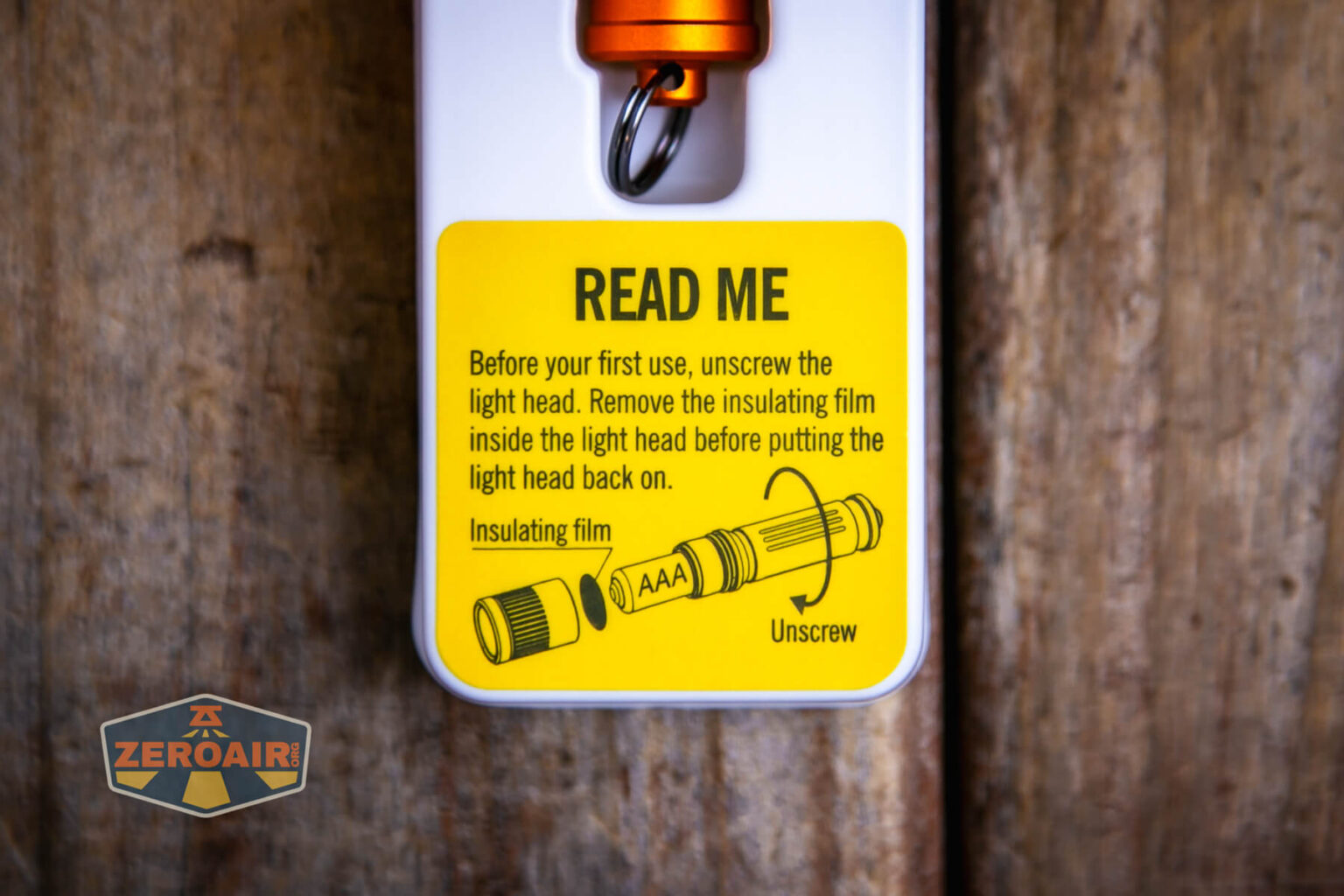 Olight i3E EOS Orange Flashlight Review - ZeroAir Reviews