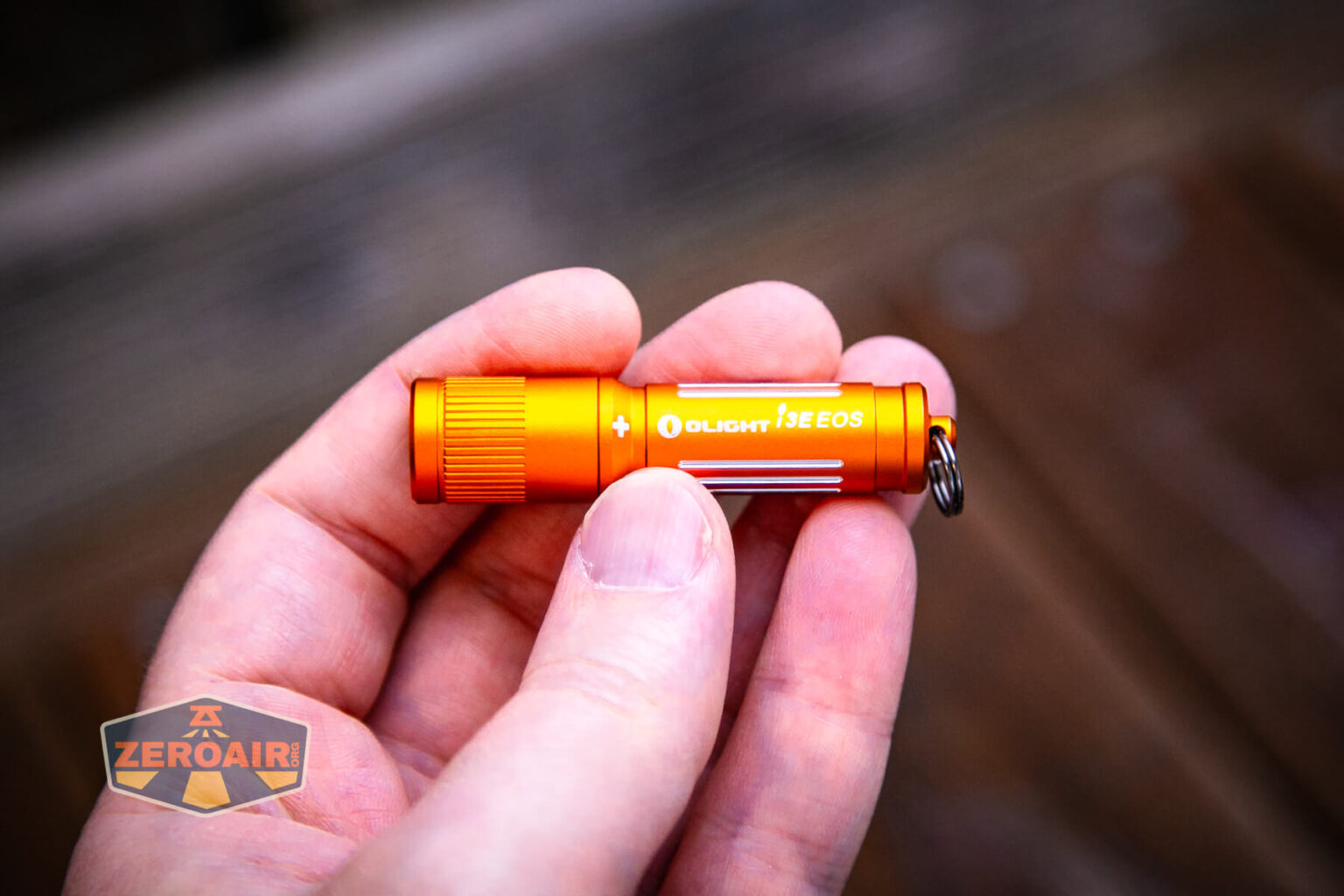 Olight i3E EOS Orange Flashlight Review - ZeroAir Reviews