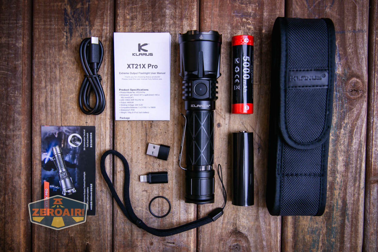 Klarus XT21X Pro Tactical Flashlight Review - ZeroAir Reviews