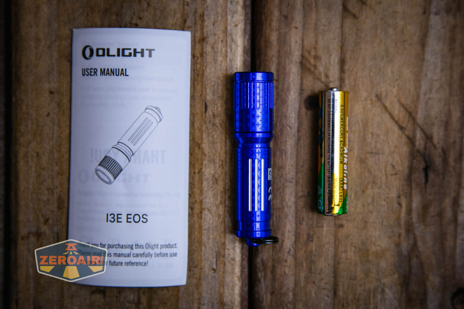 Olight i3E EOS Stellar Blue Review - ZeroAir Reviews