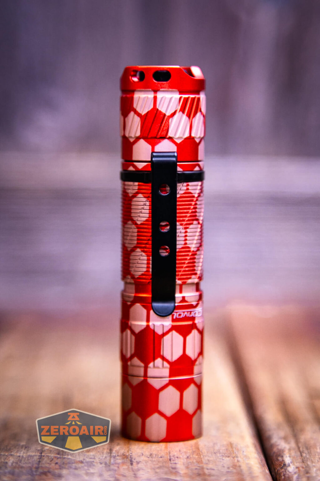 Honeycomb Engraved Convoy T3 Flashlight Review - ZeroAir Reviews