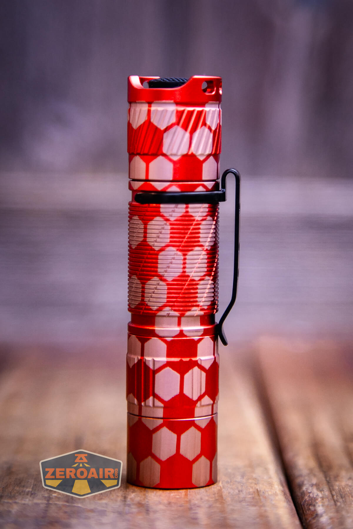 Honeycomb Engraved Convoy T3 Flashlight Review - ZeroAir Reviews
