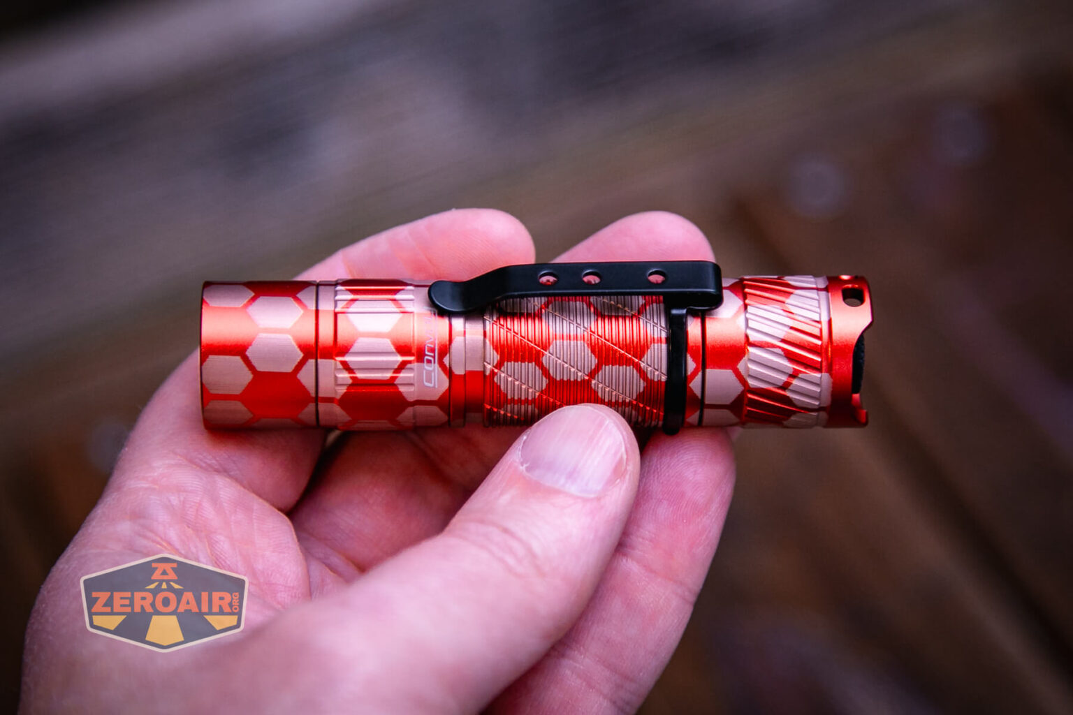 Honeycomb Engraved Convoy T3 Flashlight Review - ZeroAir Reviews