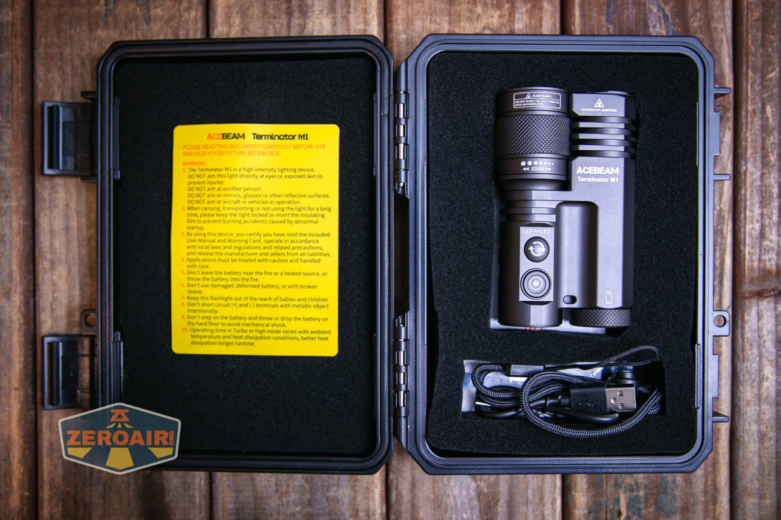 Acebeam Terminator M1 Flashlight Review - ZeroAir Reviews