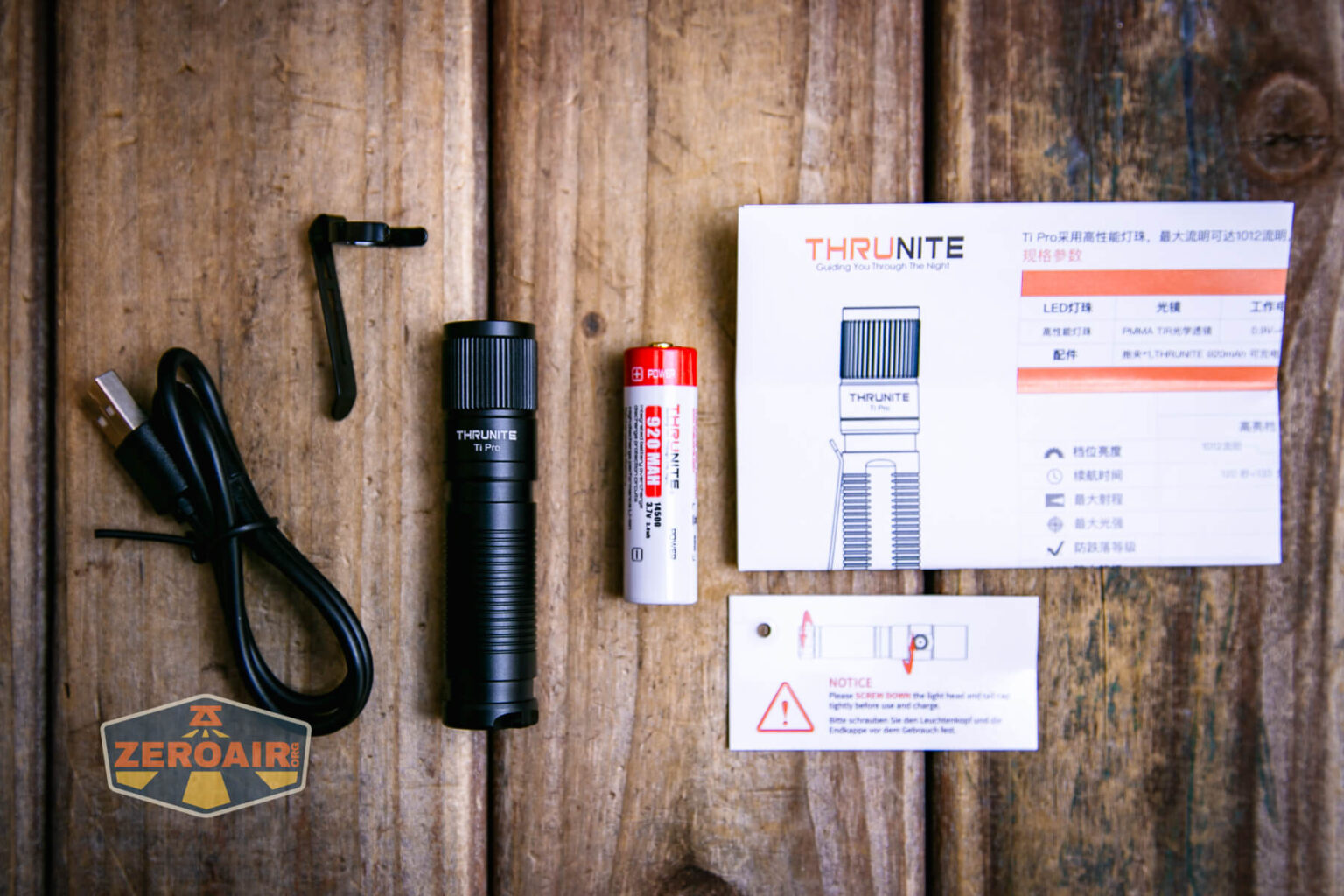 Thrunite Ti Pro Flashlight Review - ZeroAir Reviews