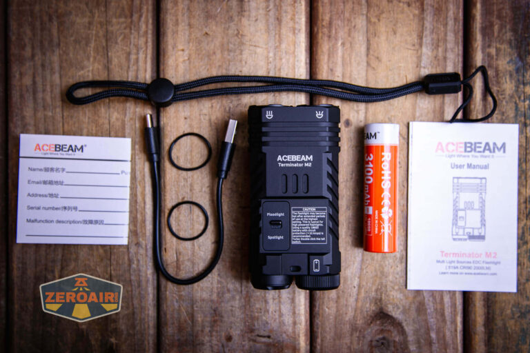Acebeam Terminator M2 Flashlight Review - ZeroAir Reviews