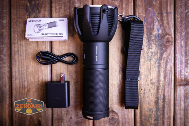 Nextorch Saint Torch 30C Flashlight Review - ZeroAir Reviews