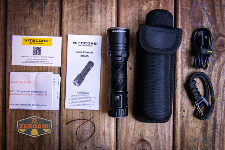 Nitecore EDC35 Flashlight Review - ZeroAir Reviews