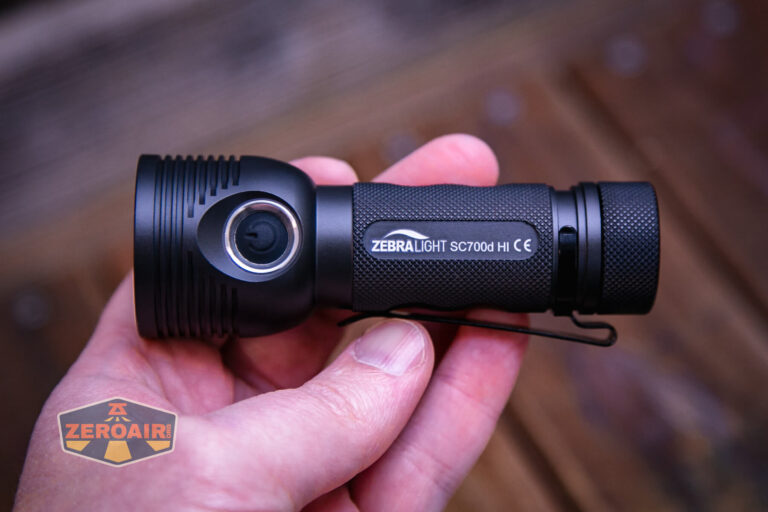 Zebralight SC700d HI Flashlight Review - ZeroAir Reviews