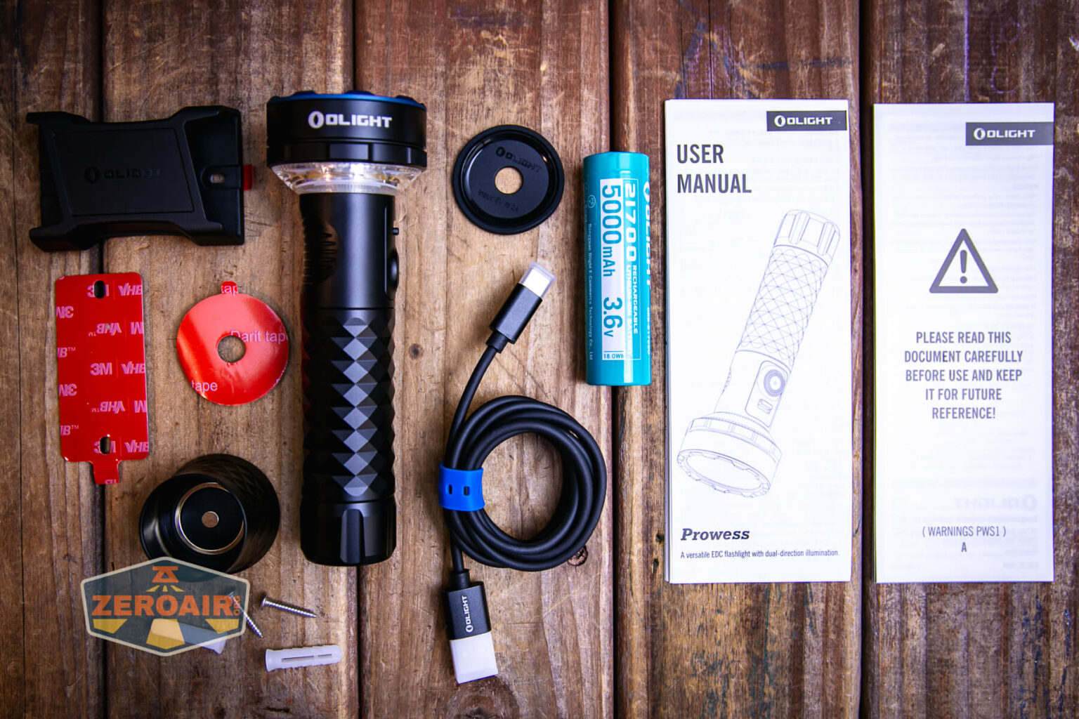 Olight Prowess Bidirectional Flashlight Review - ZeroAir Reviews