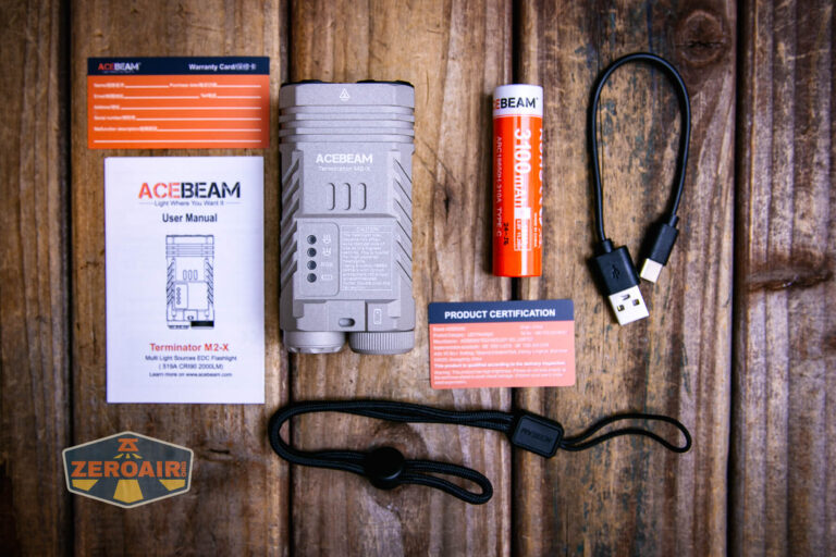 Acebeam Terminator M2-X Flashlight Review - ZeroAir Reviews