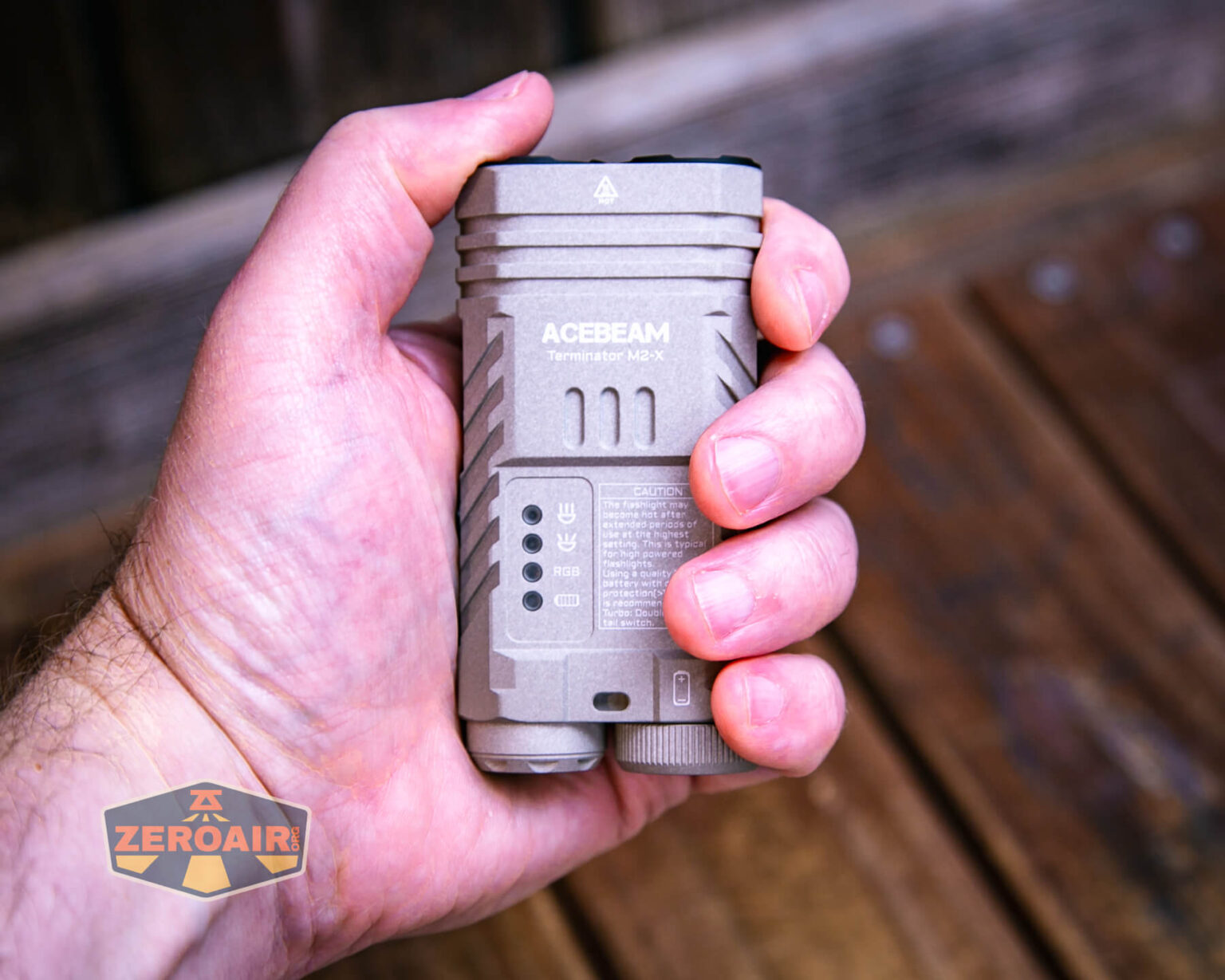 Acebeam Terminator M2-X Flashlight Review - ZeroAir Reviews