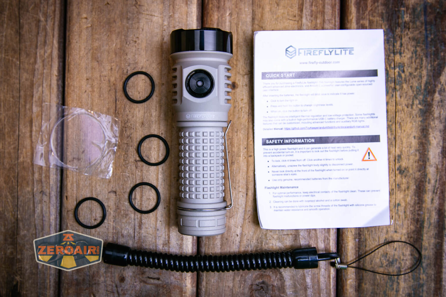 Fireflylite X1S Pharos Flashlight Review - ZeroAir Reviews