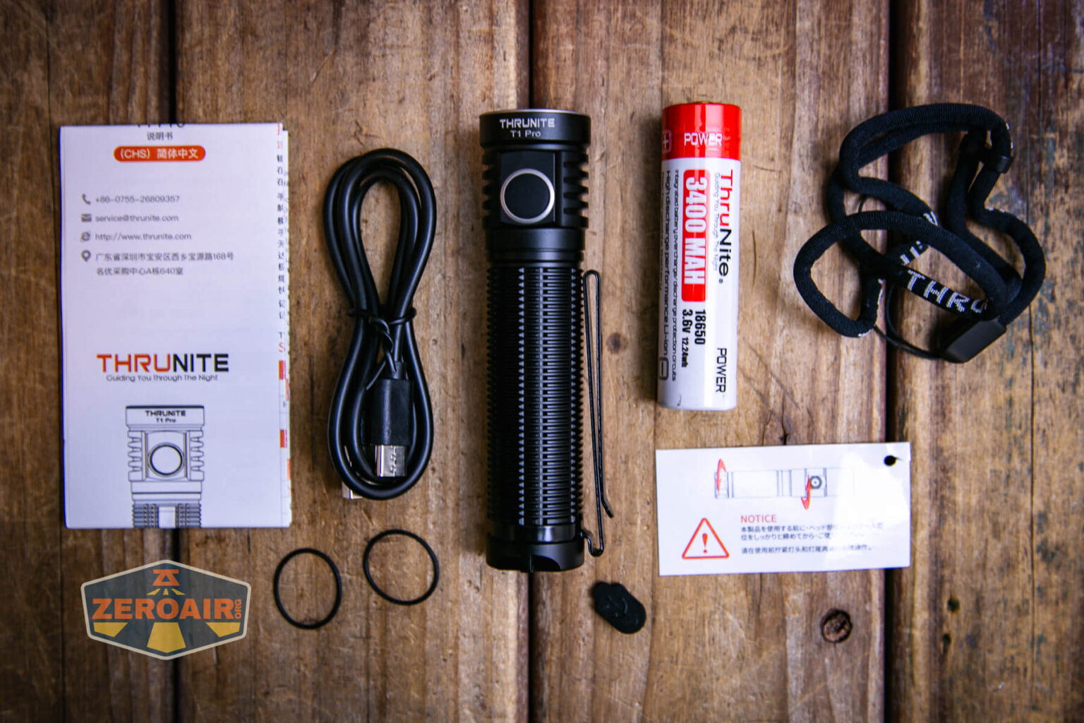 Thrunite T1 Pro Flashlight Review - ZeroAir Reviews