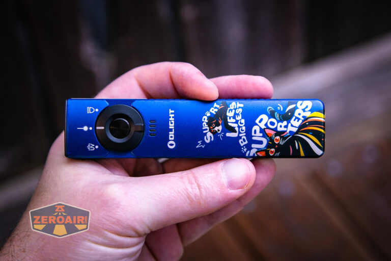 Olight Arkfeld Pro Paw Edition Flashlight Review - ZeroAir Reviews