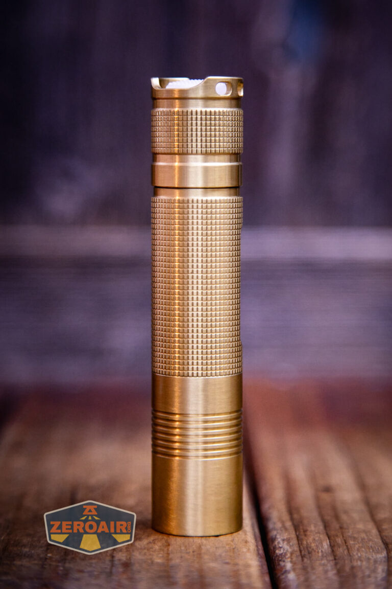 Convoy S2+ Brass Flashlight Review - ZeroAir Reviews