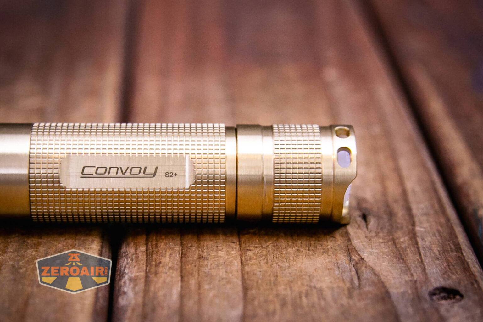 Convoy S2+ Brass Flashlight Review - ZeroAir Reviews