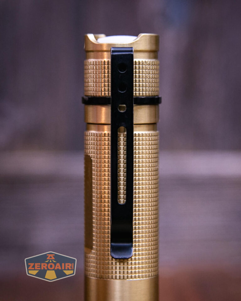 Convoy S2+ Brass Flashlight Review - ZeroAir Reviews
