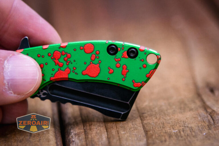 Kansept Mini Korvid Zombie Green Knife Review - ZeroAir Reviews