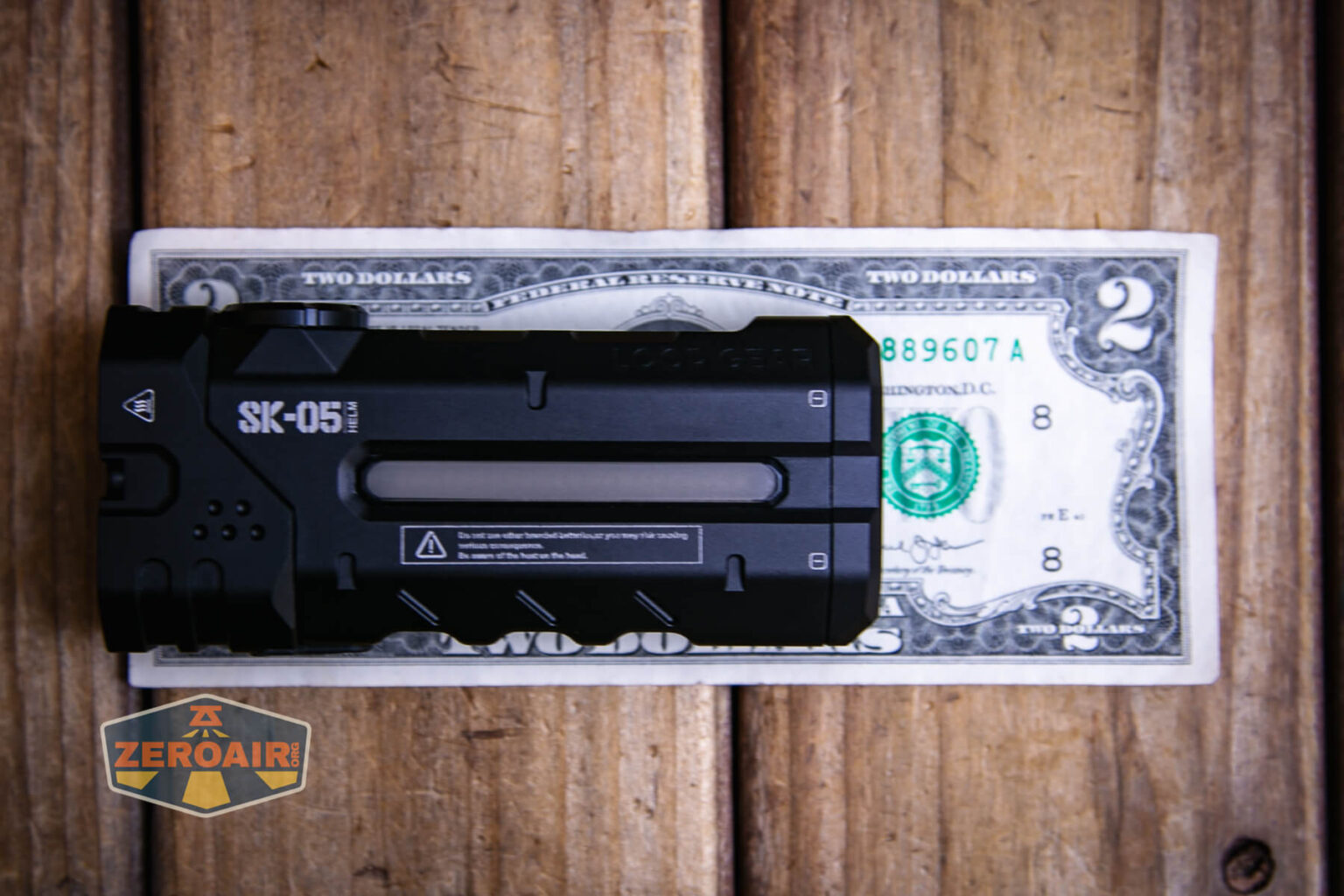 Loop Gear SK-05 Helm Flashlight Review - ZeroAir Reviews