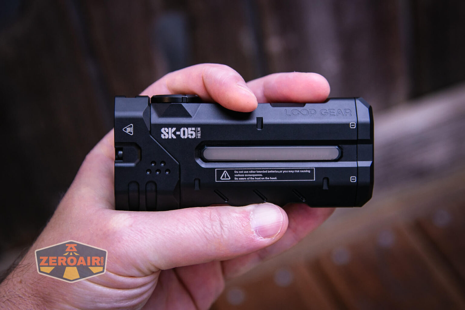 Loop Gear SK-05 Helm Flashlight Review - ZeroAir Reviews