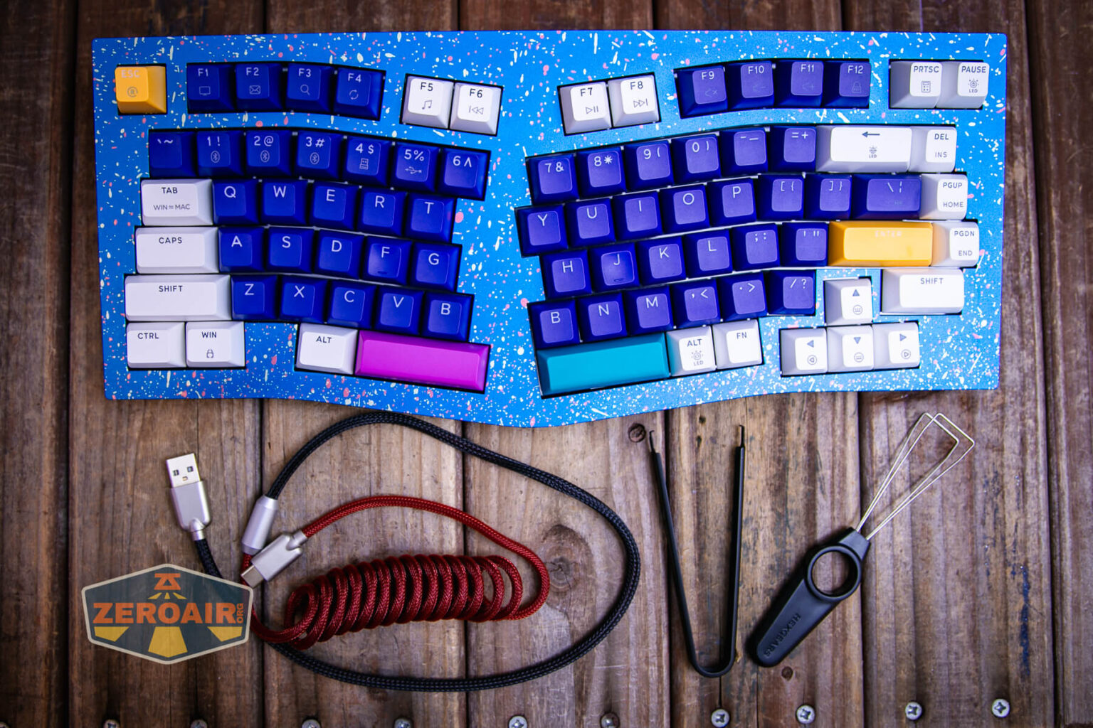 Hexgears Monarch F2 Alice Keyboard Review - ZeroAir Reviews