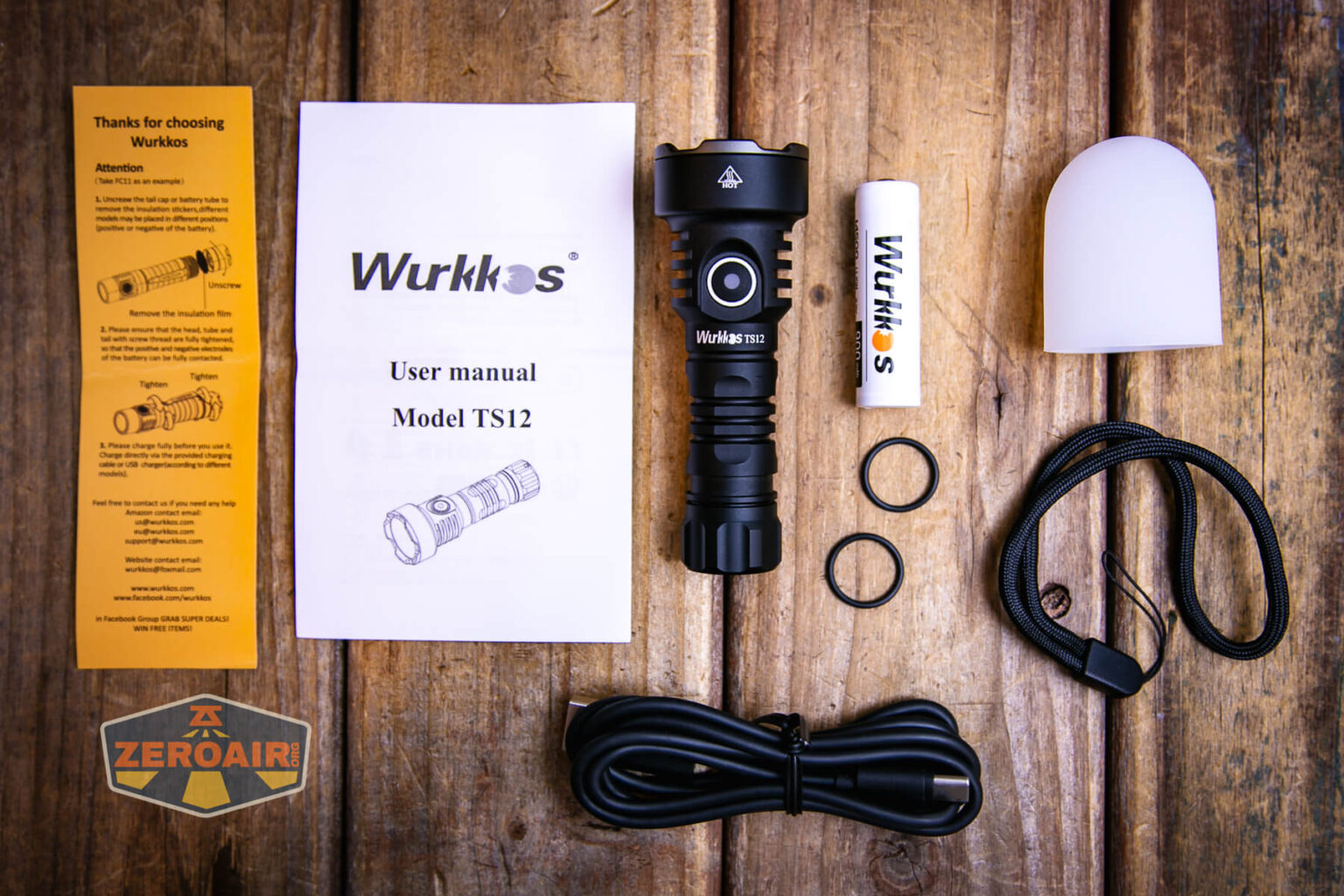 Wurkkos TS12 Mini Thrower Flashlight Review - ZeroAir Reviews