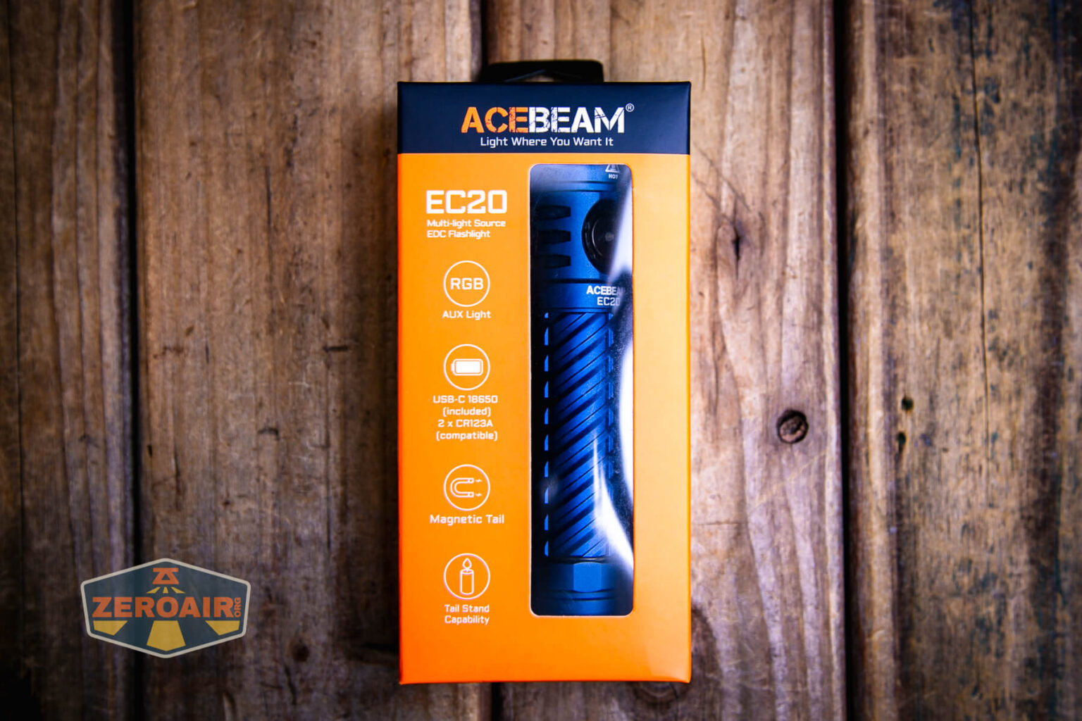 Acebeam EC20 Multi-light Source EDC Flashlight Review - ZeroAir Reviews